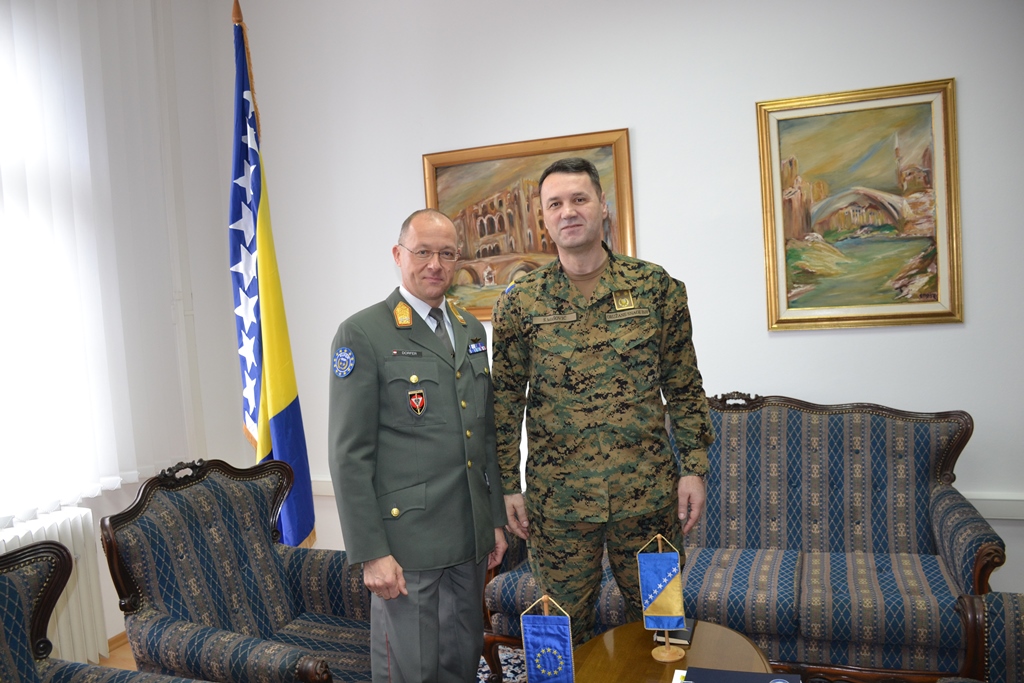 Nastupna posjeta Komandanta EUFOR-a u BiH Zajedničkom štabu OS BiH
